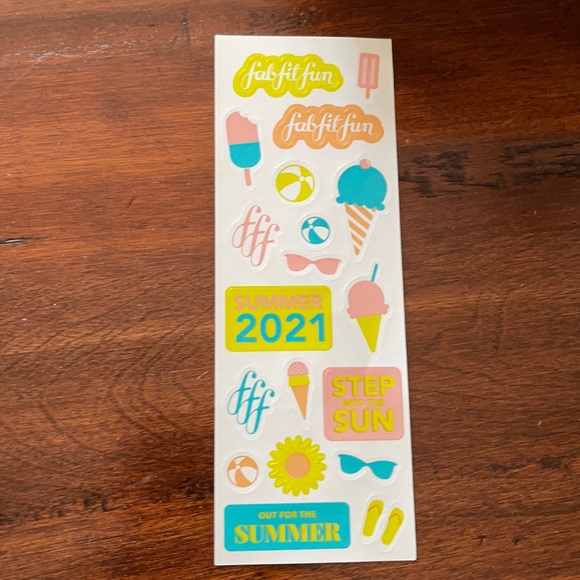 Other | Nwt Fab Fit Fun Summer 221 Stickers | Poshmark